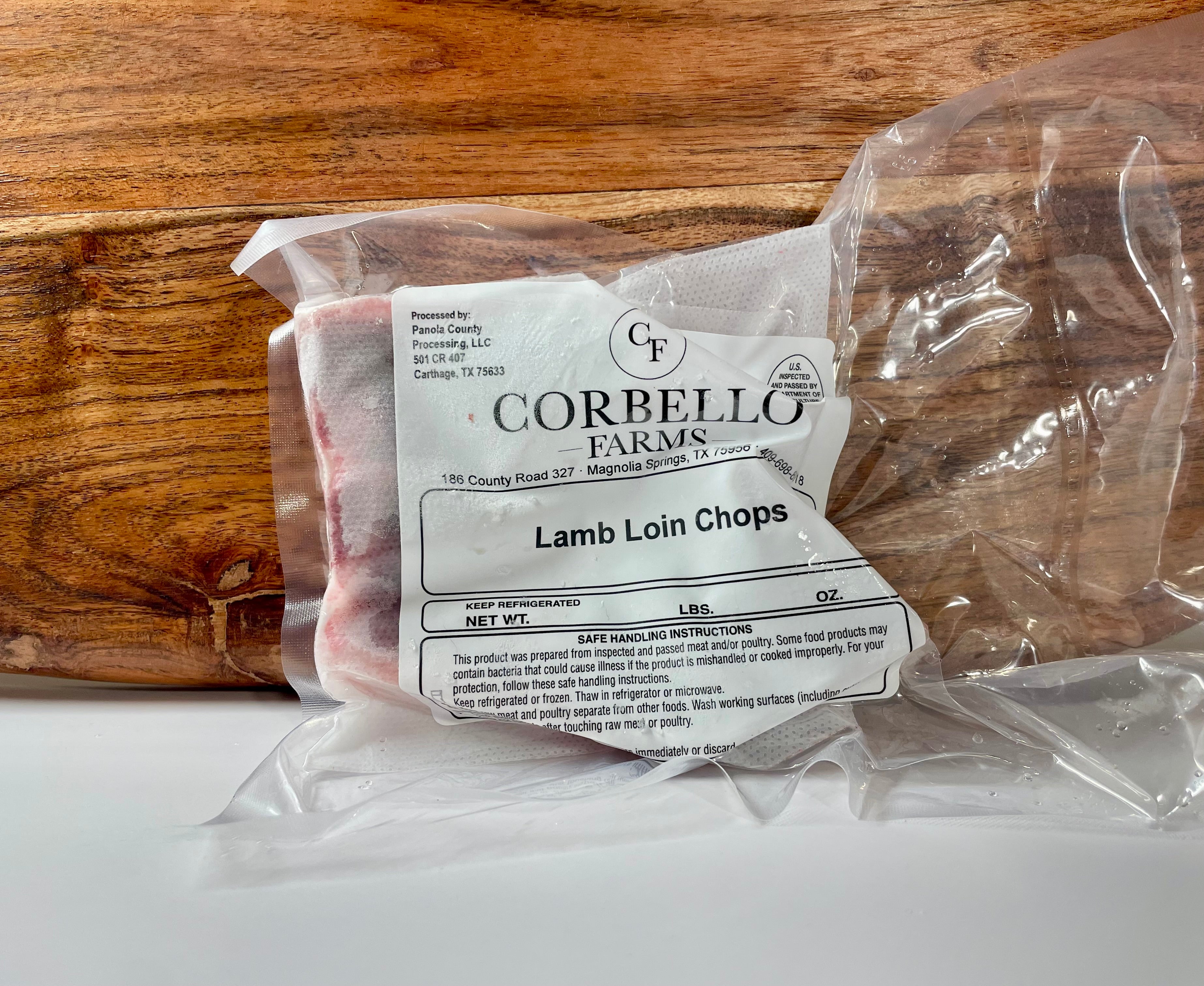 Lamb Loin Chops [1", 2/pk] – Corbello Farms